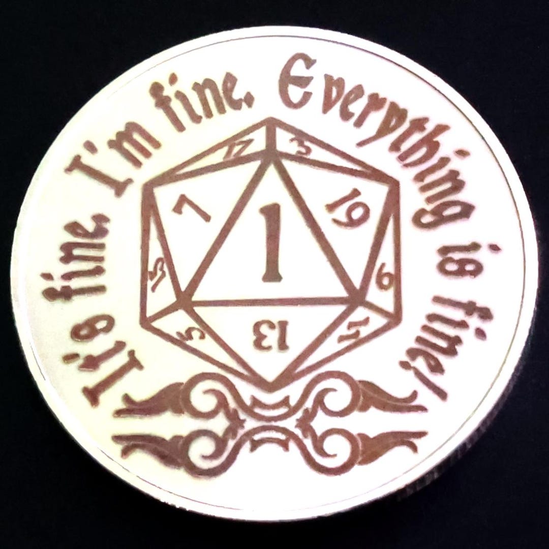 D&D Critical Success or Fail Coin - Etsy