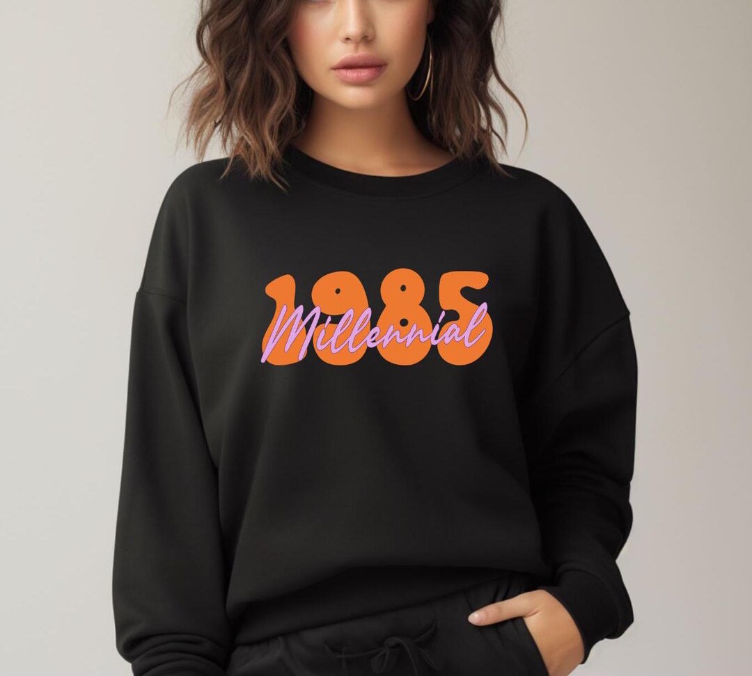 Customized Millennial Birth Year Sweatshirt Gen Y T-shirt Millennial ...