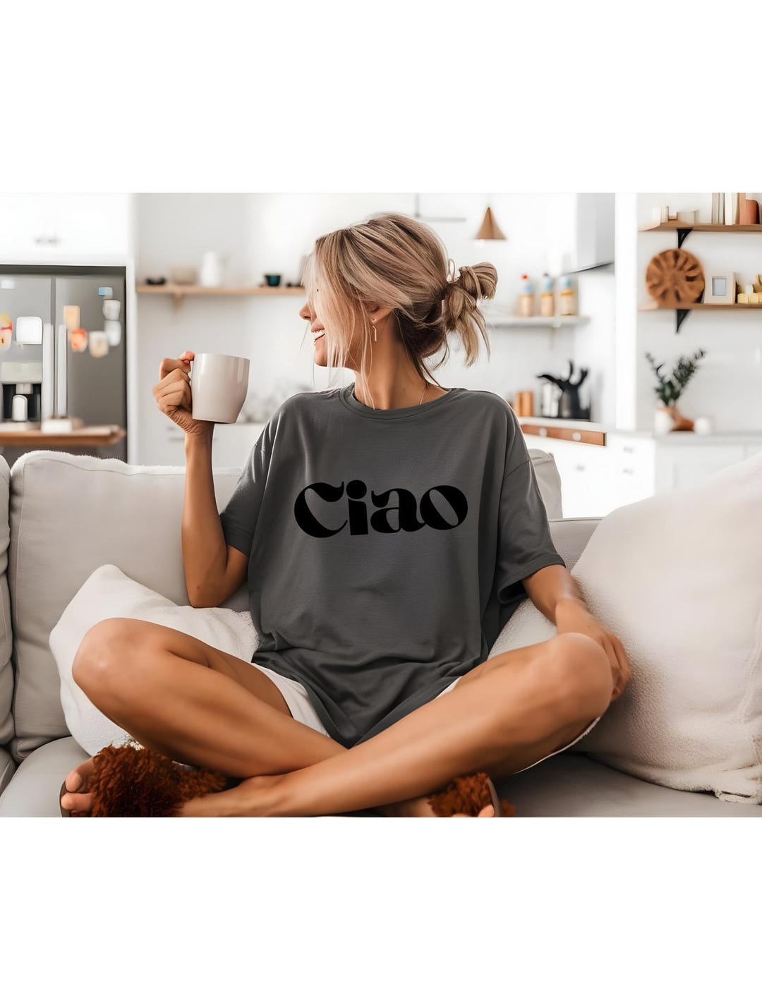 Comfort Colors Ciao Italian Script Crewneck Sweatshirt, Italy Travel ...