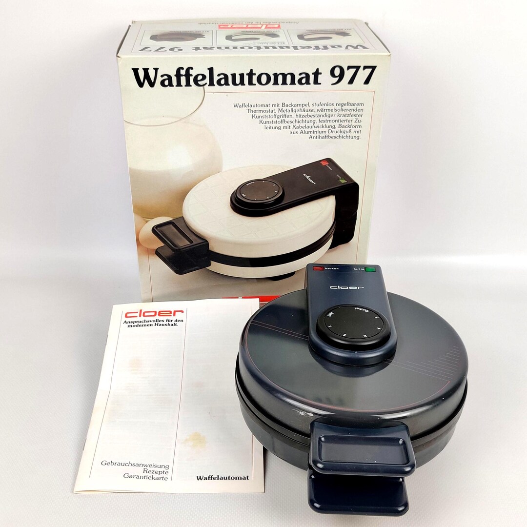 Vintage Cloer Waffle Maker, 1980s German Kitchen Appliance - Etsy