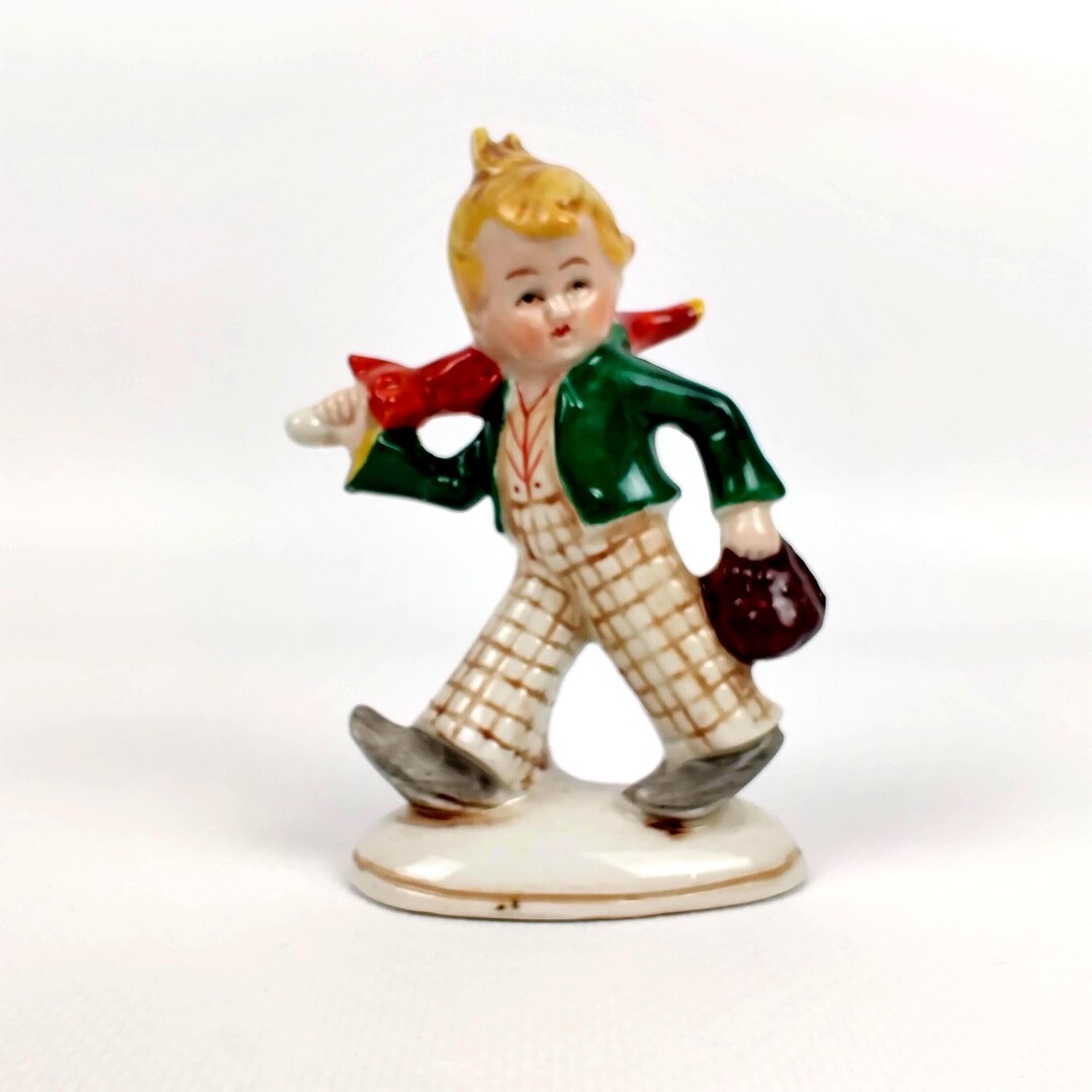 Small Porcelain Figurine Young Man Numbered Germany 20779 4.33 Inches ...