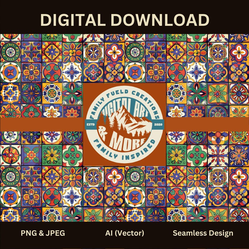 Mexican Mosaic Tiles - Etsy