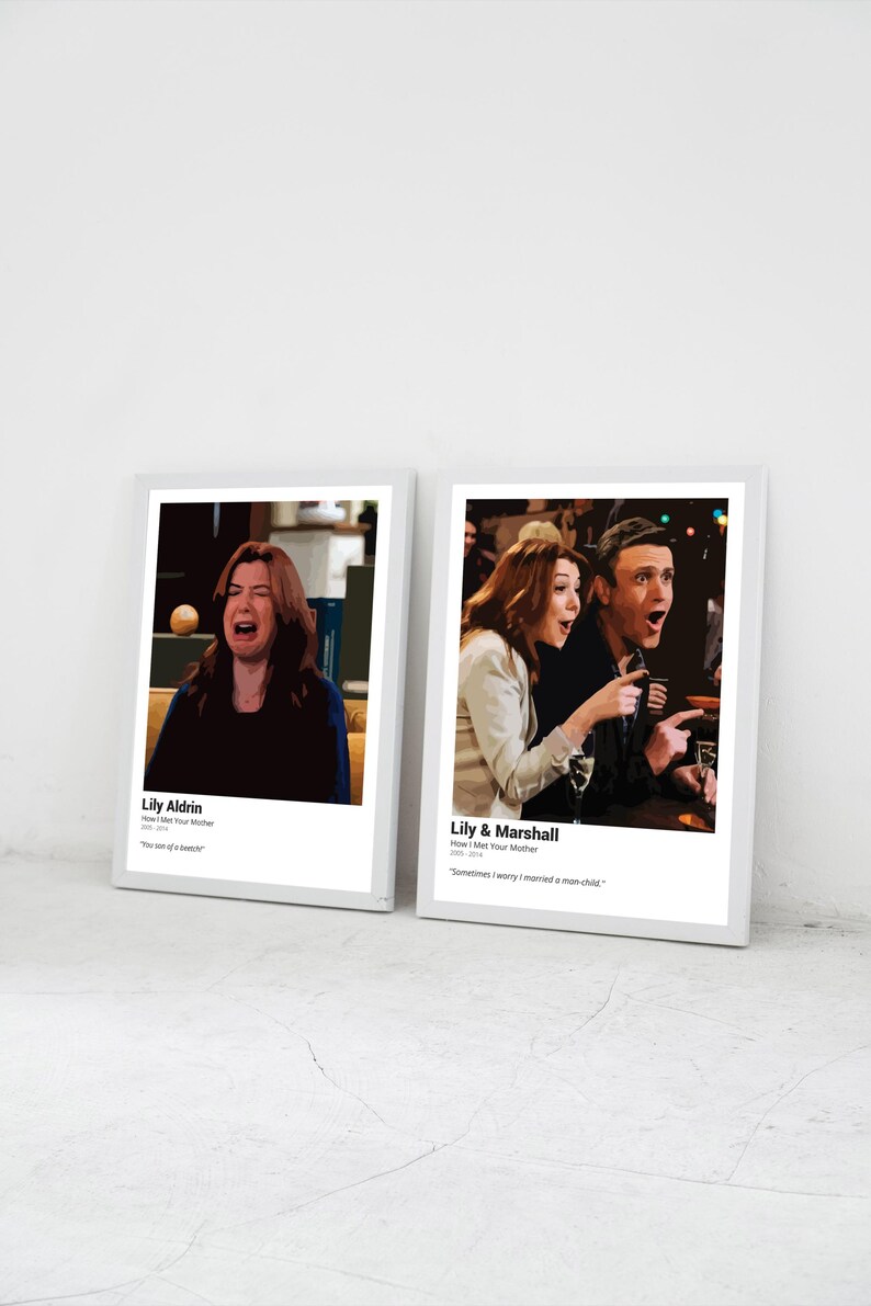 Lily Aldrin 'son of a Beetch' HIMYM Quote Poster (digital Download) - Etsy
