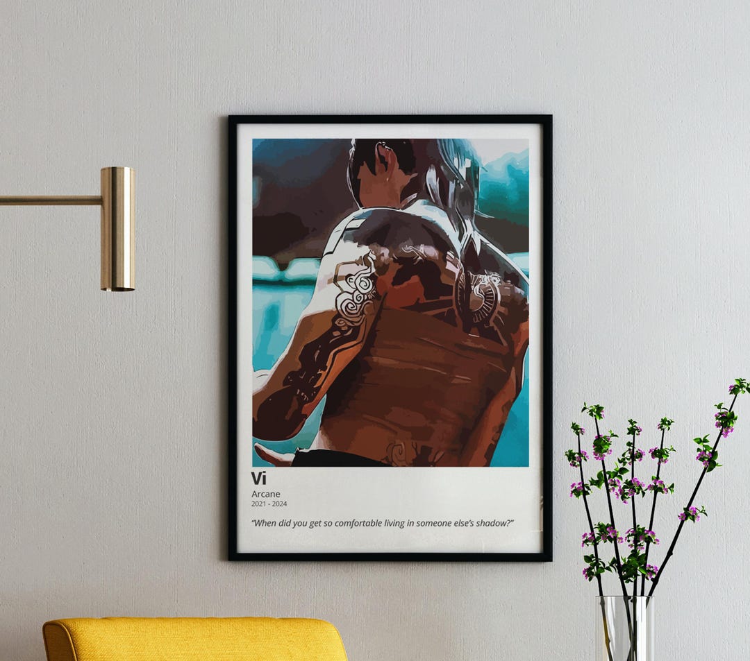 Vi Arcane Poster: League of Legends Vector Art (digital Download) - Etsy