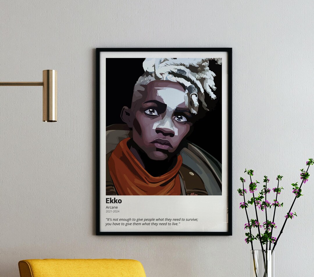 Ekko Vector Poster – Postcard – Arcane Quote Print – Gift Idea ...