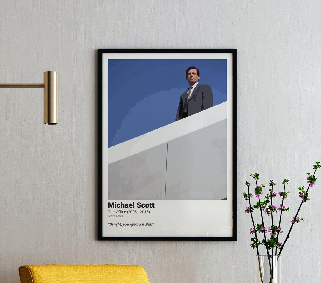 Michael Scott Vector Poster – Postcard – the Office Quote Print – Gift ...