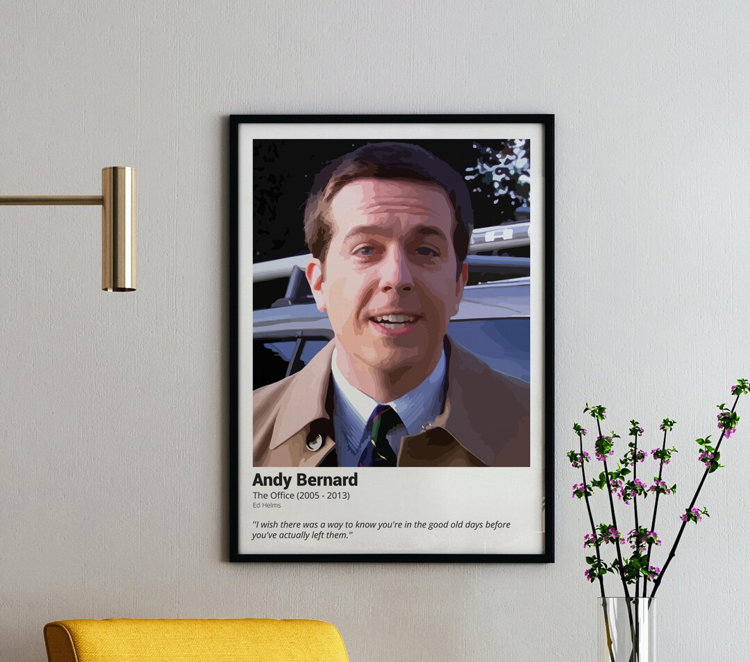 Andy Bernard Printable Wall Art – the Office Quote Poster – Nostalgic ...