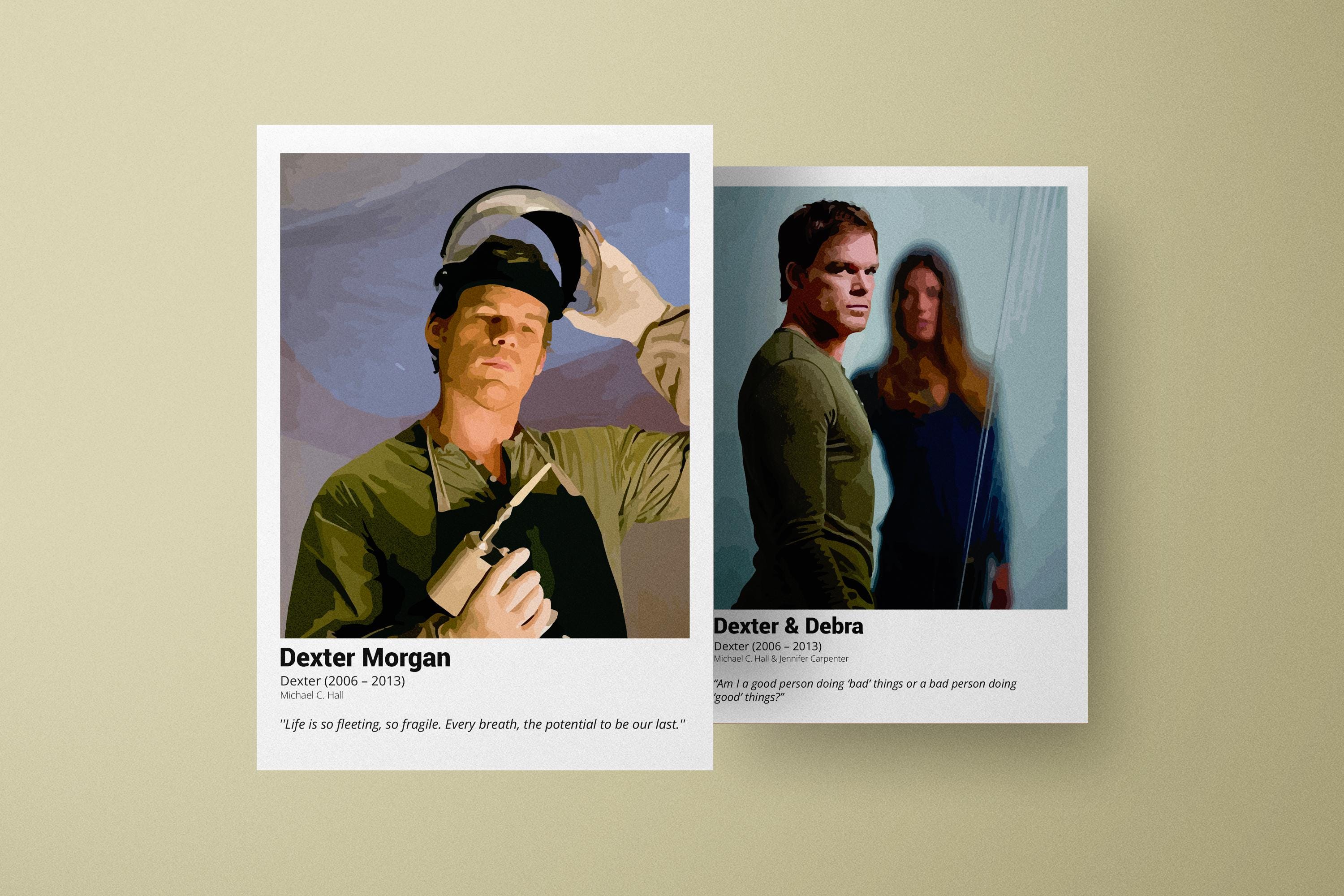 Dexter Morgan Poster – Dexter Series Printable Wall Art & Postcard ...