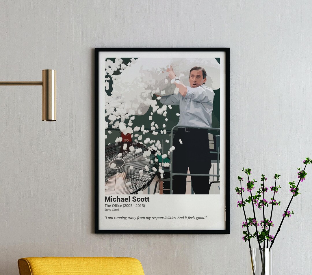 Michael Scott 'the Office' Quote Poster: Vector Art Print (digital ...