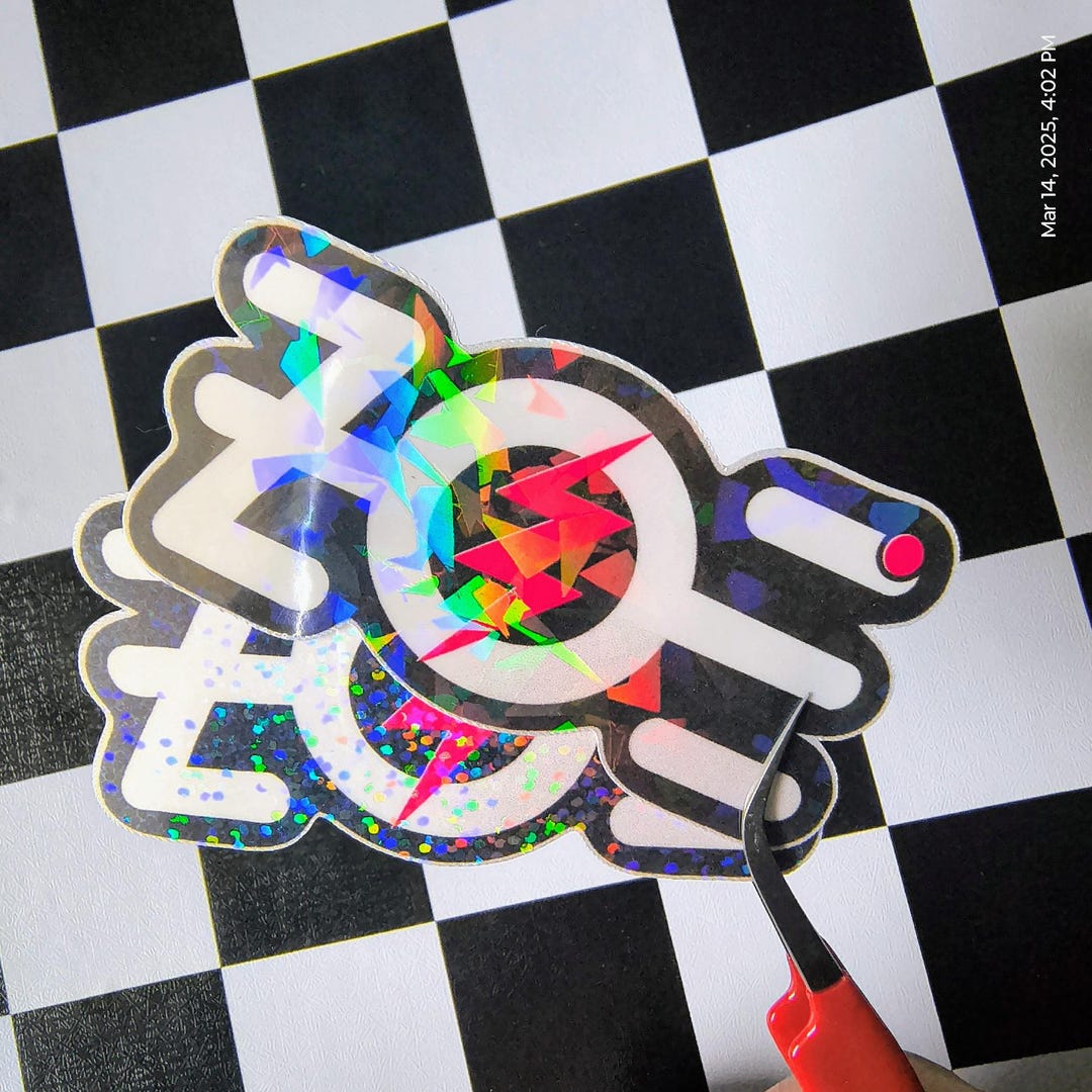 Zoe the Band | Holographic Sticker | Laminated Vinyl Stickers ...