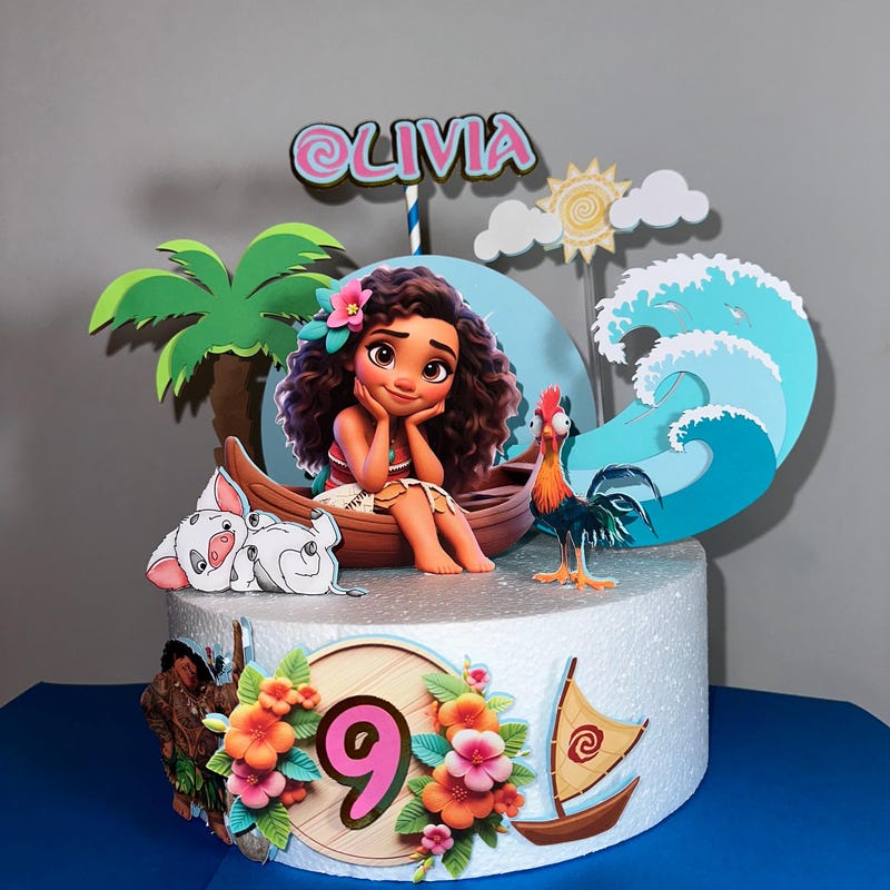 Moana Cake Topper - Etsy