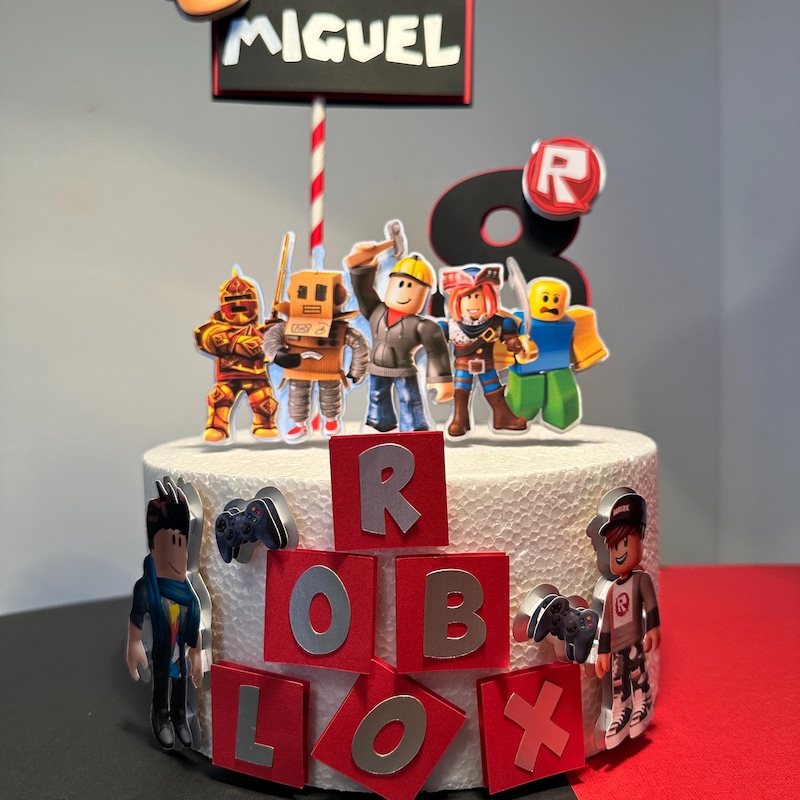 Roblox Cake Topper - Etsy