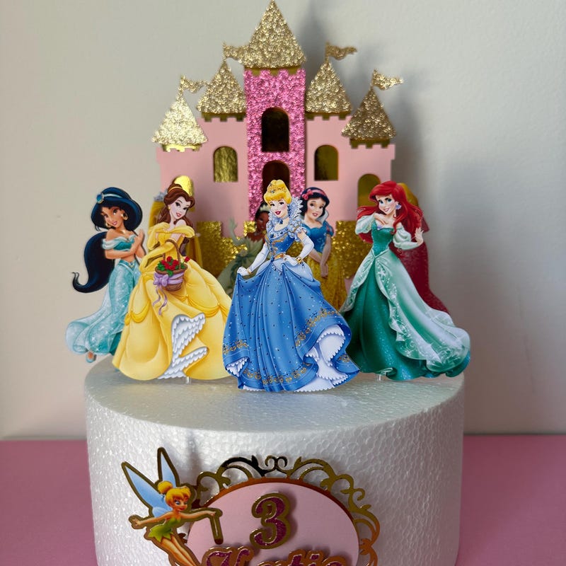 Disneys Princess Cake Topper - Etsy