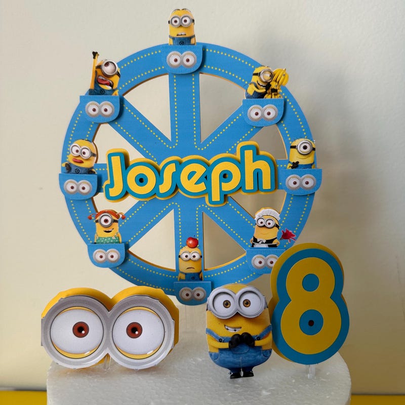 Minion Cake Topper - Etsy
