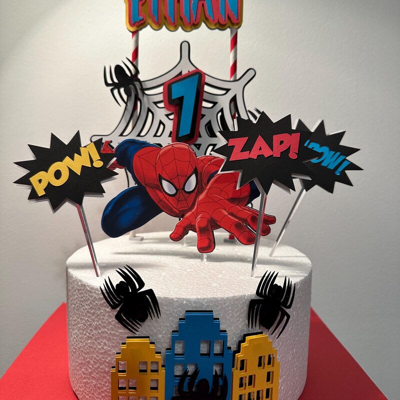 Spiderman Spider Topper - Etsy
