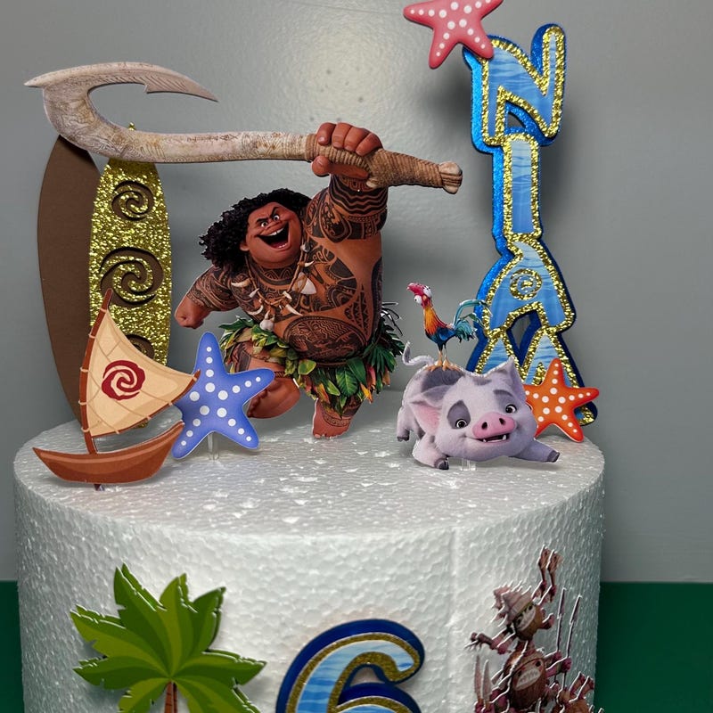 Moana Cake Topper - Etsy