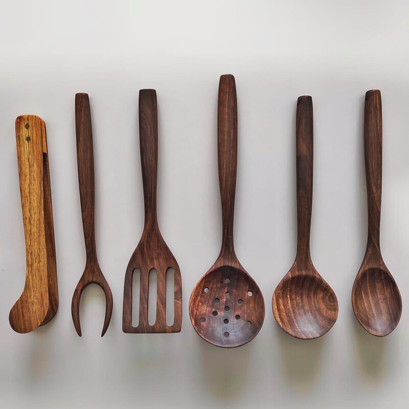 Wooden Kitchen Utensils - Etsy