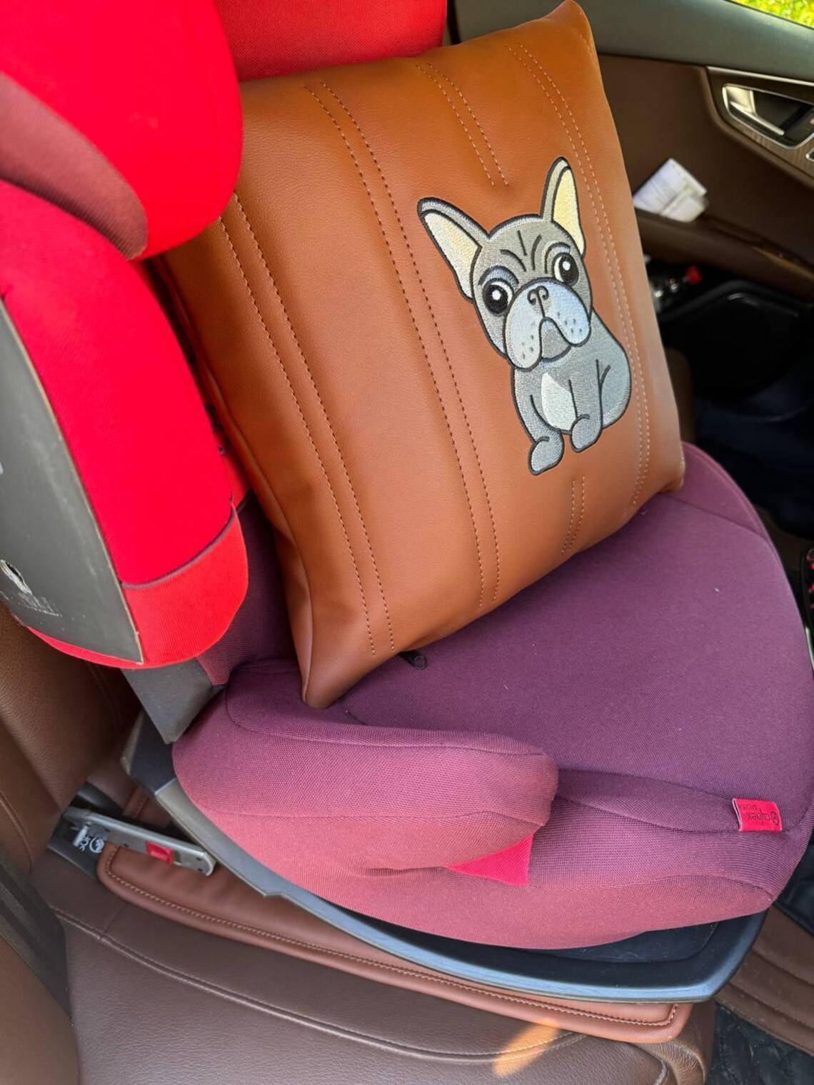 Personalized Car Pillows, Leather Car Pillows, Eco-leather Car Pillows ...