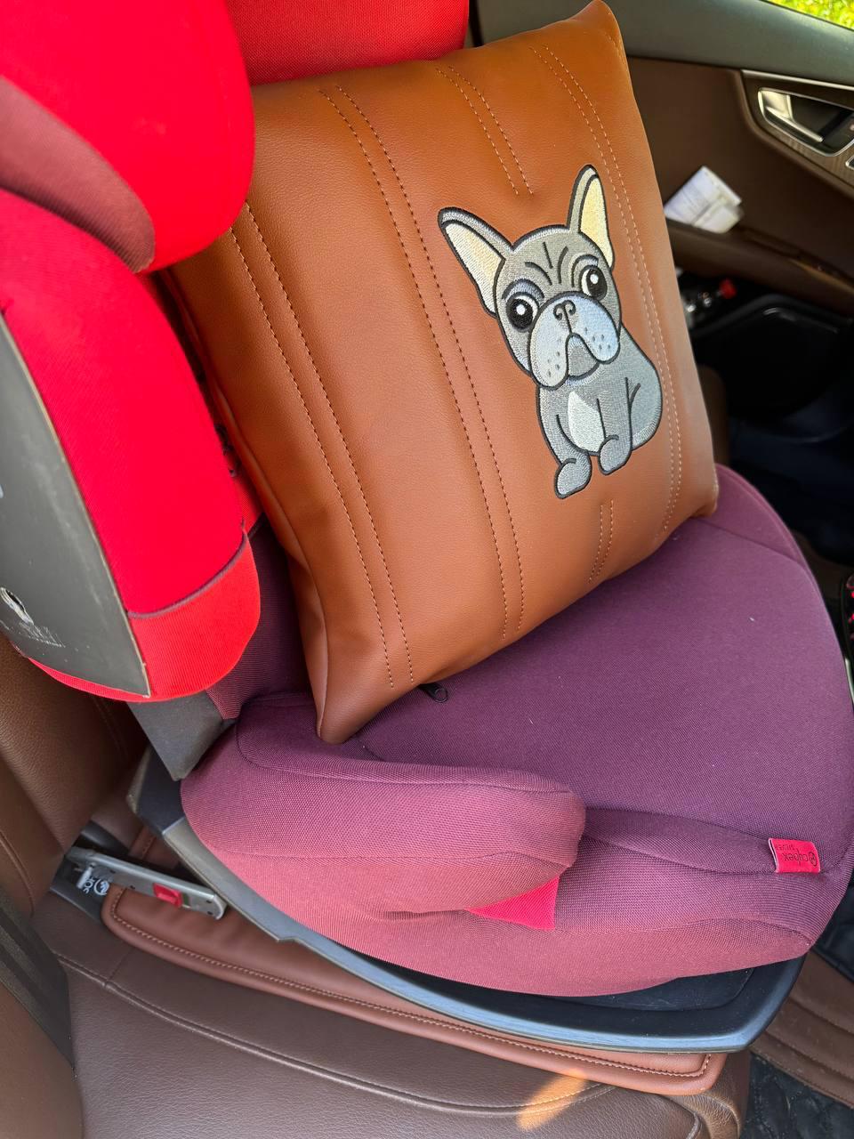 Personalized Car Pillows, Leather Car Pillows, Eco-leather Car Pillows ...