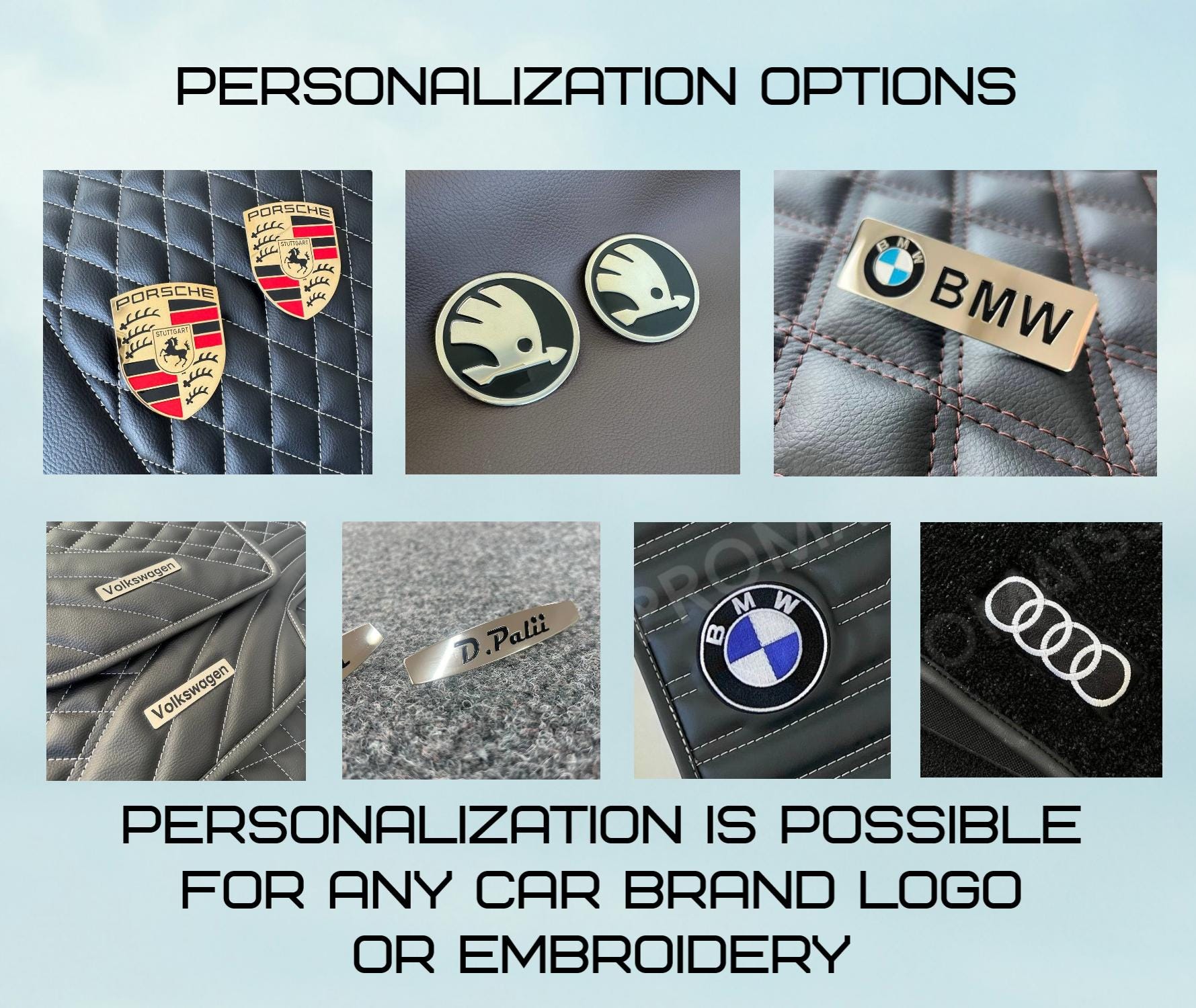 Personalized Car Pillows, Leather Car Pillows, Eco-leather Car Pillows ...