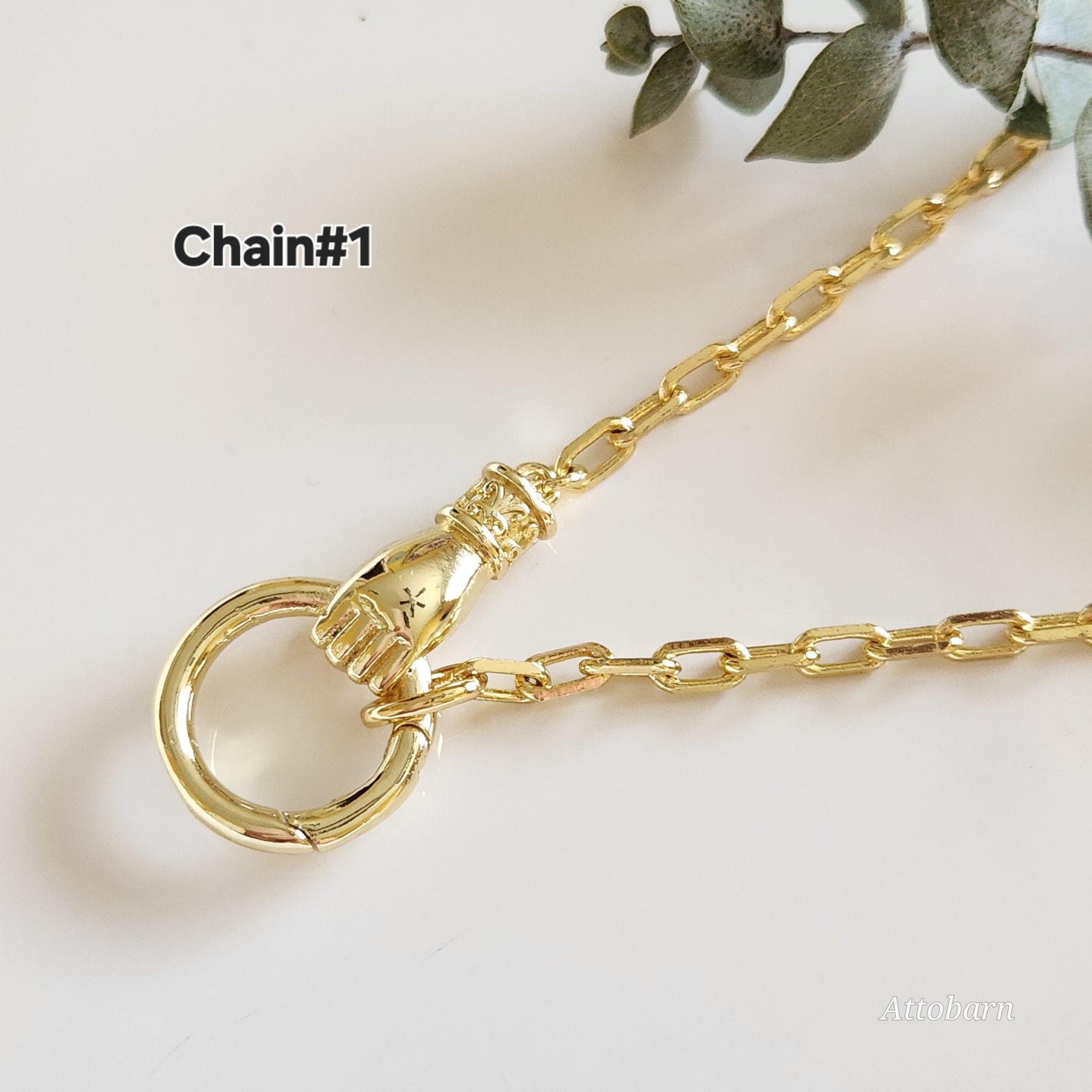 Victorian Hand Charm Holder Necklace. Vintage Style, Statement Jewelry ...