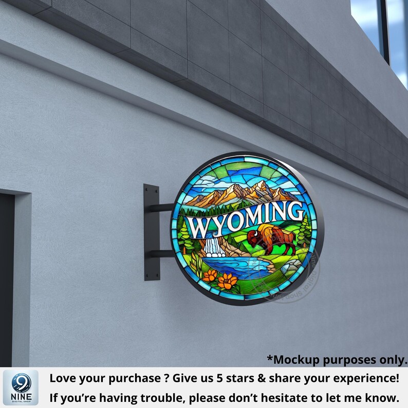 Wyoming Stained Glass PNG, Wyoming Art Prints, USA States Stained Glass ...