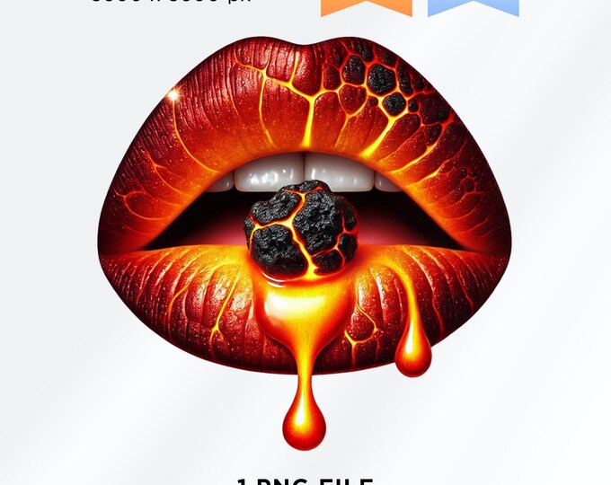 Dripping Lips With Flame PNG, Flame Lips Clipart, Firefighter Tribute ...