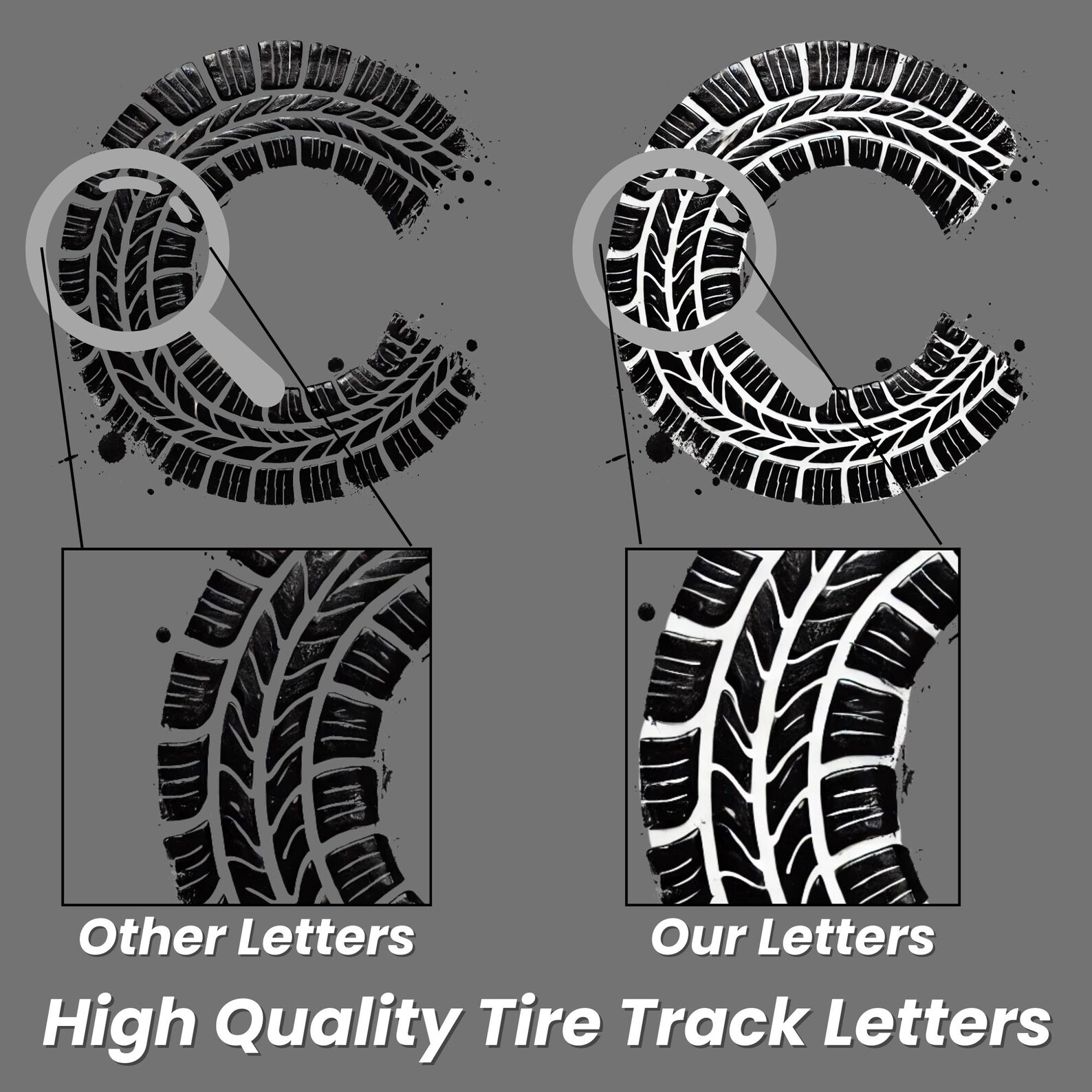 Tire Track Png Tire Track Font Tire Font Tire Letters Racing Letters ...