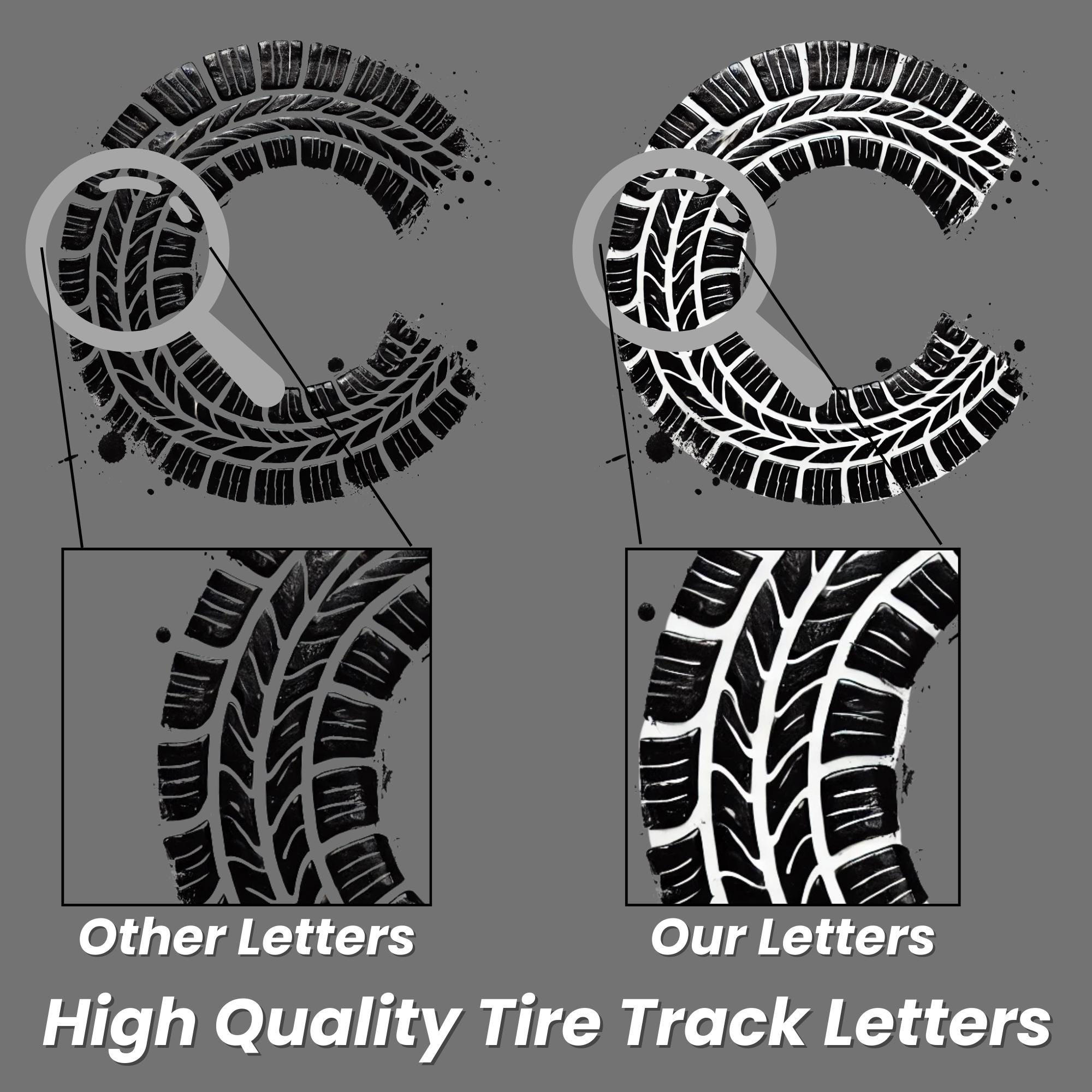 Tire Track Png Tire Track Font Tire Font Tire Letters Racing Letters ...