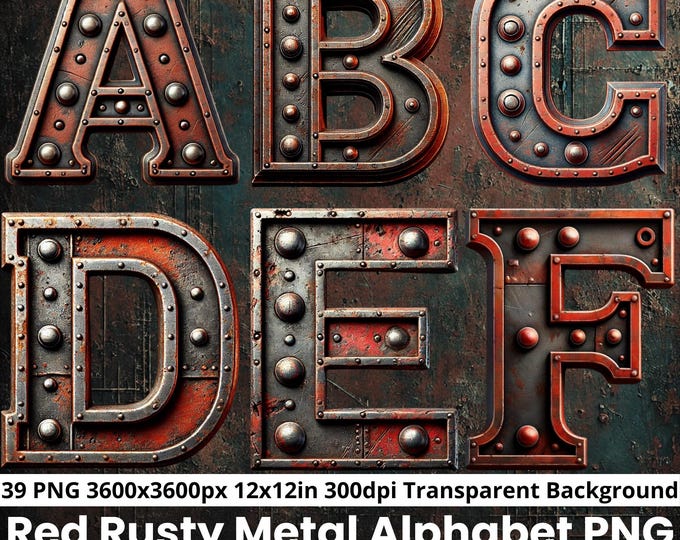 Old English Alphabet Letters and Numbers Rusty Metal Latin Alphabet A ...