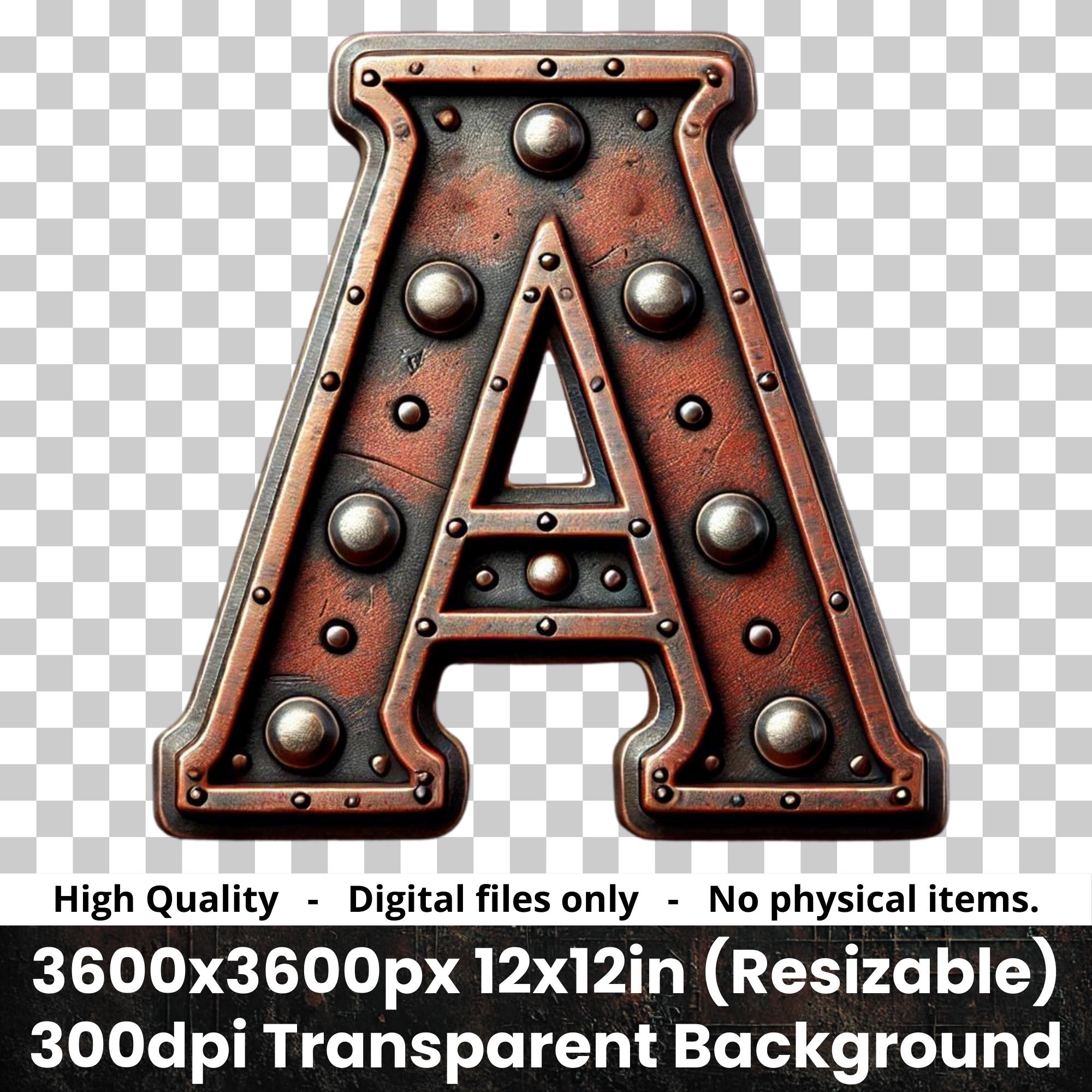 Red Alphabet Letters, Rusty Alphabet, PNG Alphabet, Rusty Letters ...