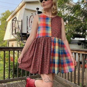 Easy Play Dress Sewing Pattern PHYSICAL Beginner Learn to Sew Babydoll ...