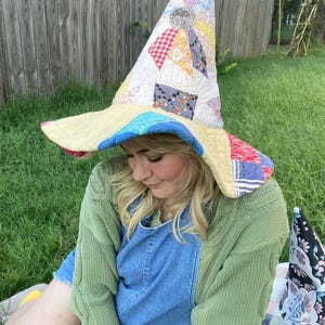 Quilt Witch Hat Pattern Easy Sewing Cottagecore Physical Paper Indie ...
