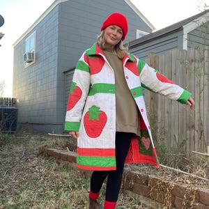 Quilt Coat Pattern EASY Sewing Beginner PHYSICAL Blanket Jacket Learn ...