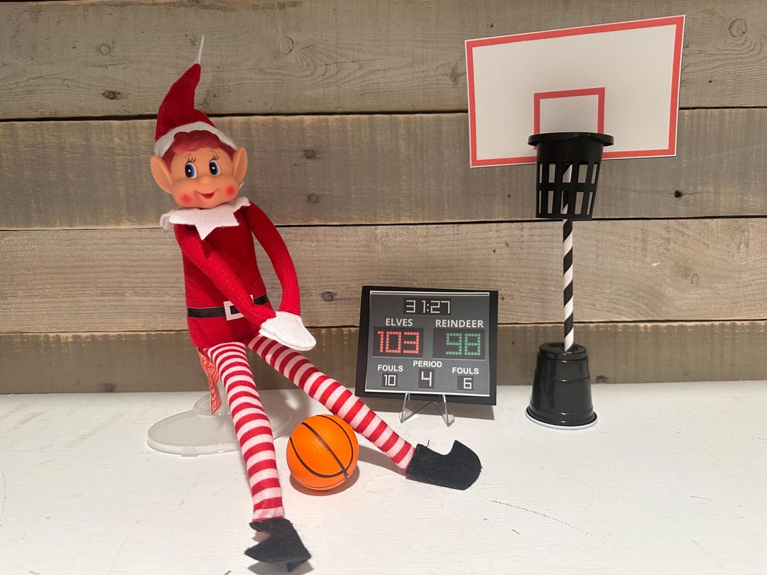 Basketball Elf Scene - Etsy