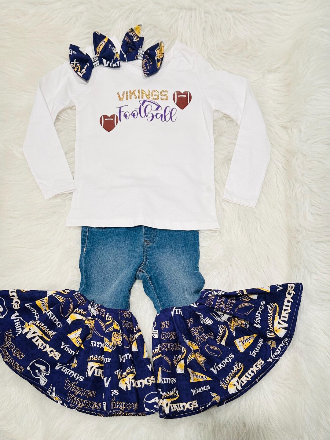 Football Bell Bottom Sets - Etsy