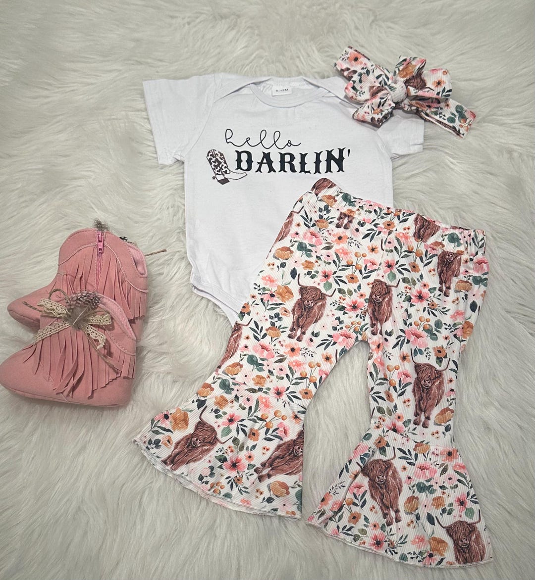 Country Hello Baby Set - Etsy