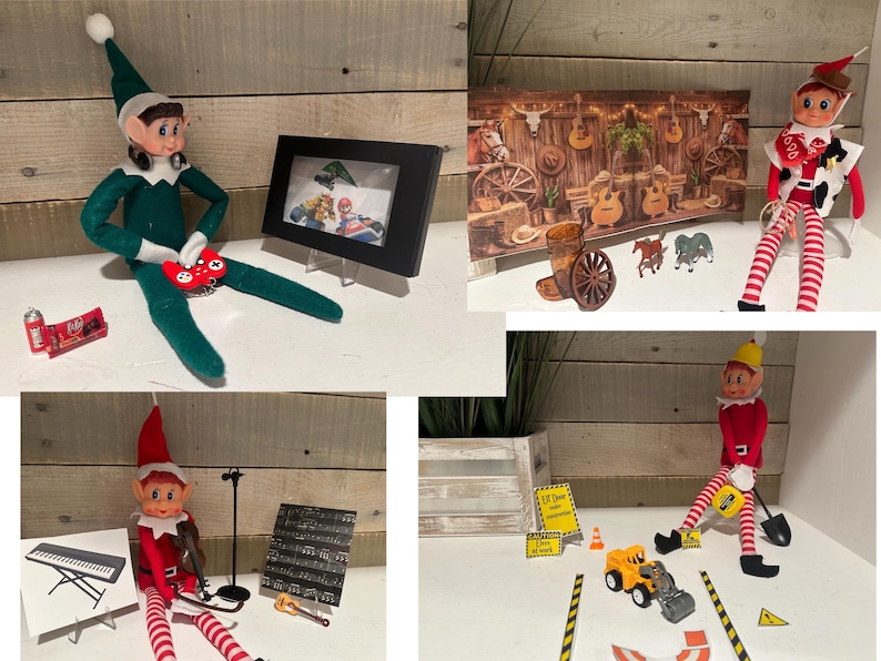 Everything You Need for 24 Days of Elf Scenes - Etsy