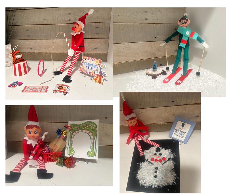 Everything You Need for 24 Days of Elf Scenes - Etsy