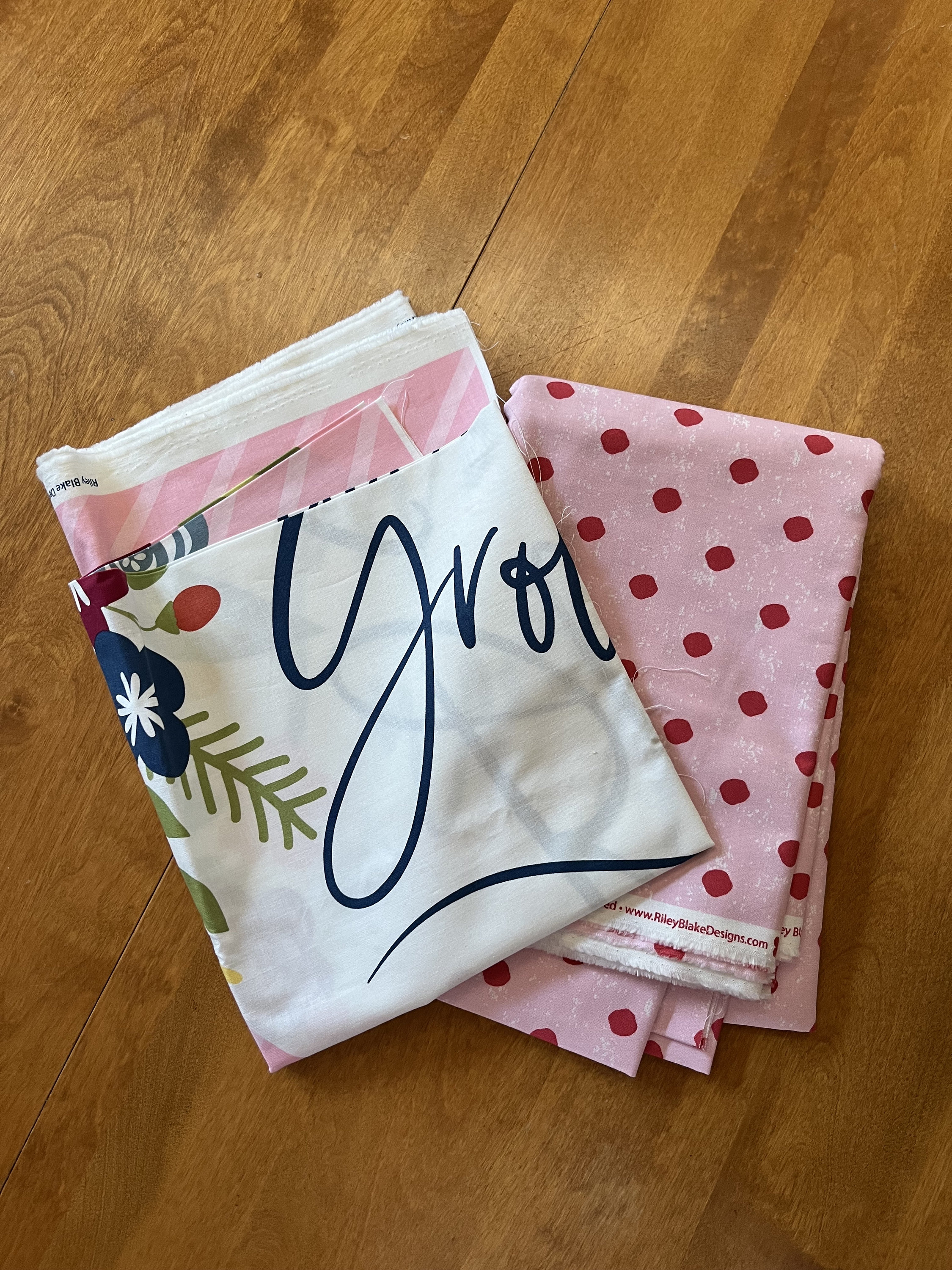 Bloom and Grow Quilt Kit Riley Blake Quilt Panel and Backing Fabric Lap ...