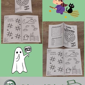 Halloween Activity Booklet Coloring for Halloween Printable Kids ...