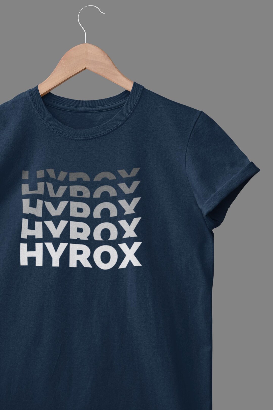 Hyrox Gift Shirt Hyrox Fading Design, Cotton Unisex Clothing, Hyrox ...