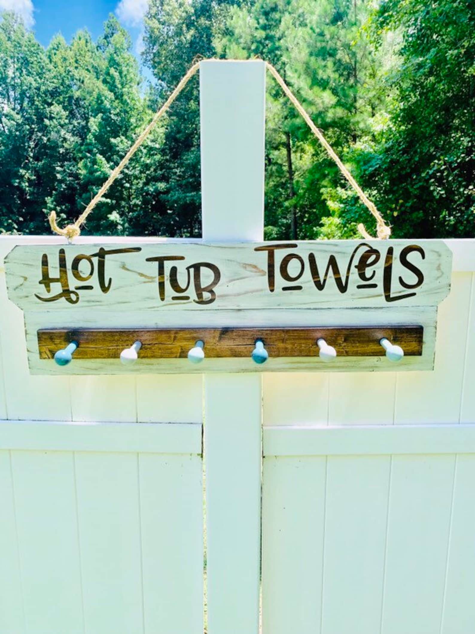 Diy Hot Tub Towel Rack at Pearl Brandon blog