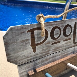 Swimming Pool Sign, Bar Sign, Pool Accessories, Wood Sign, Personalized ...