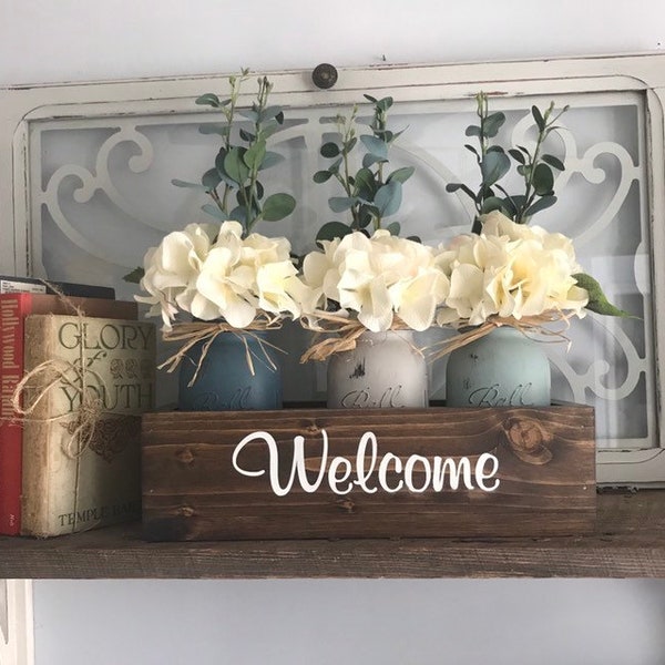 Wood Centerpiece - Etsy