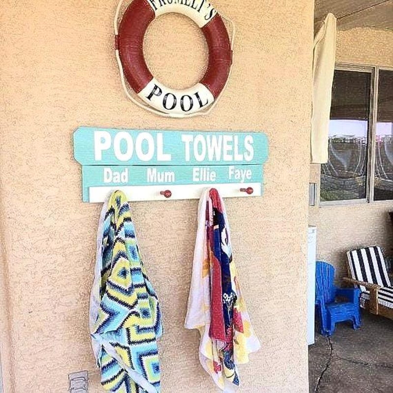 Pool Towel Signs - Etsy