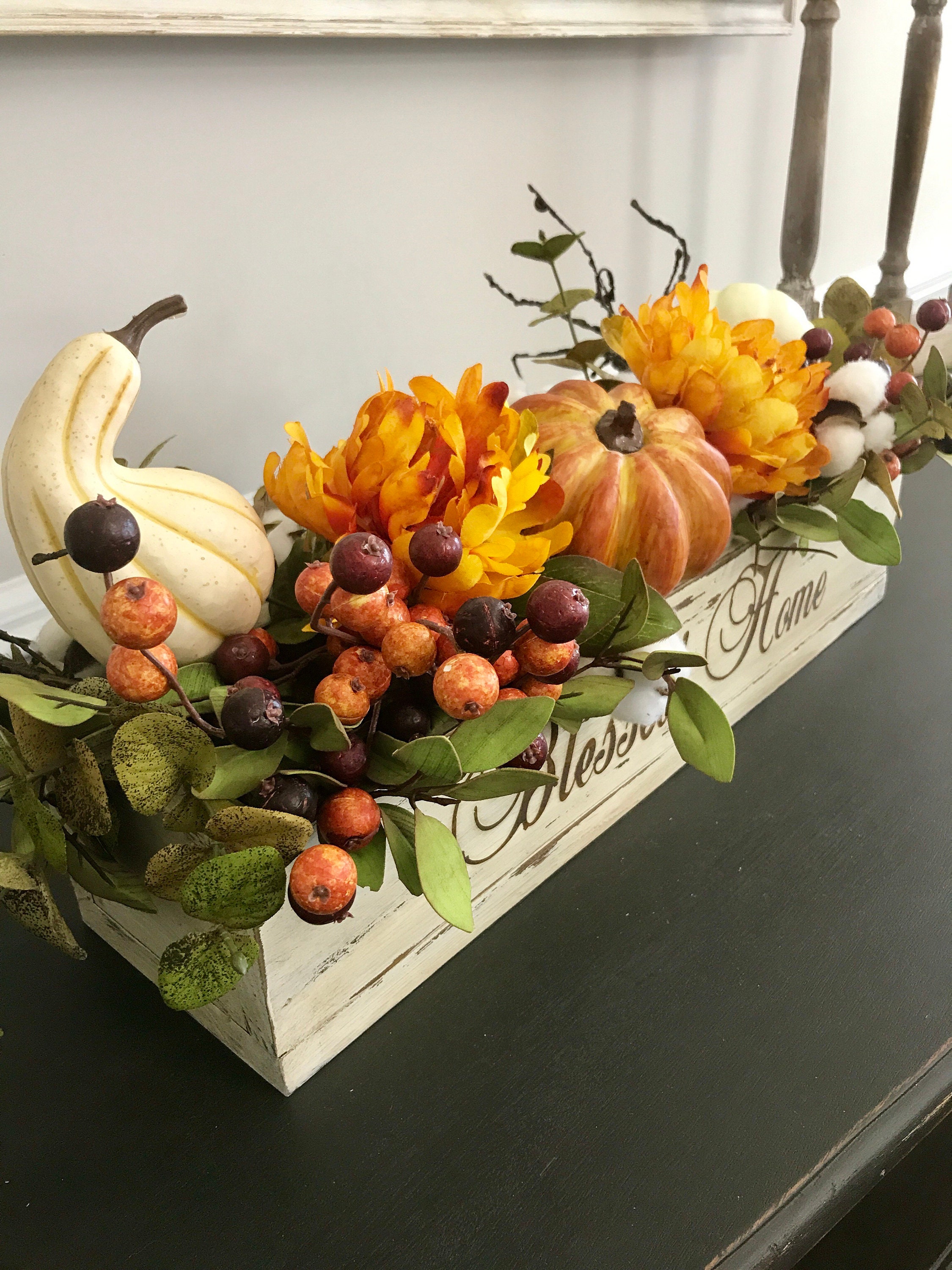 Thanksgiving Table Centerpiece, Fall floral Arrangement Centerpiece ... Thanksgiving Table Centerpiece, Fall floral Arrangement Centerpiece ...