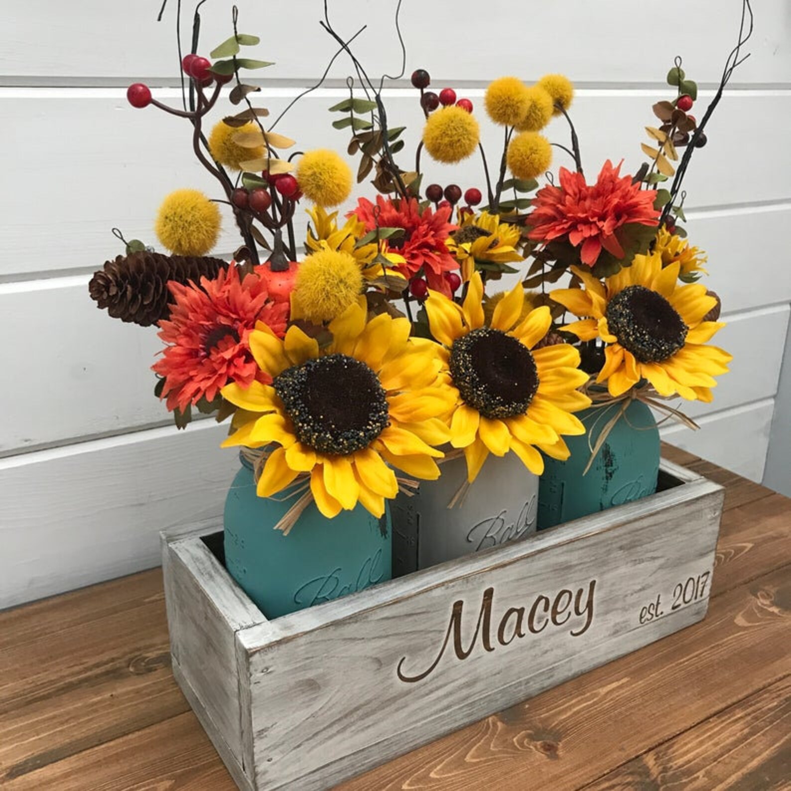 Fall Rustic Coffee Table Decor Centerpiece Fall Table | Etsy