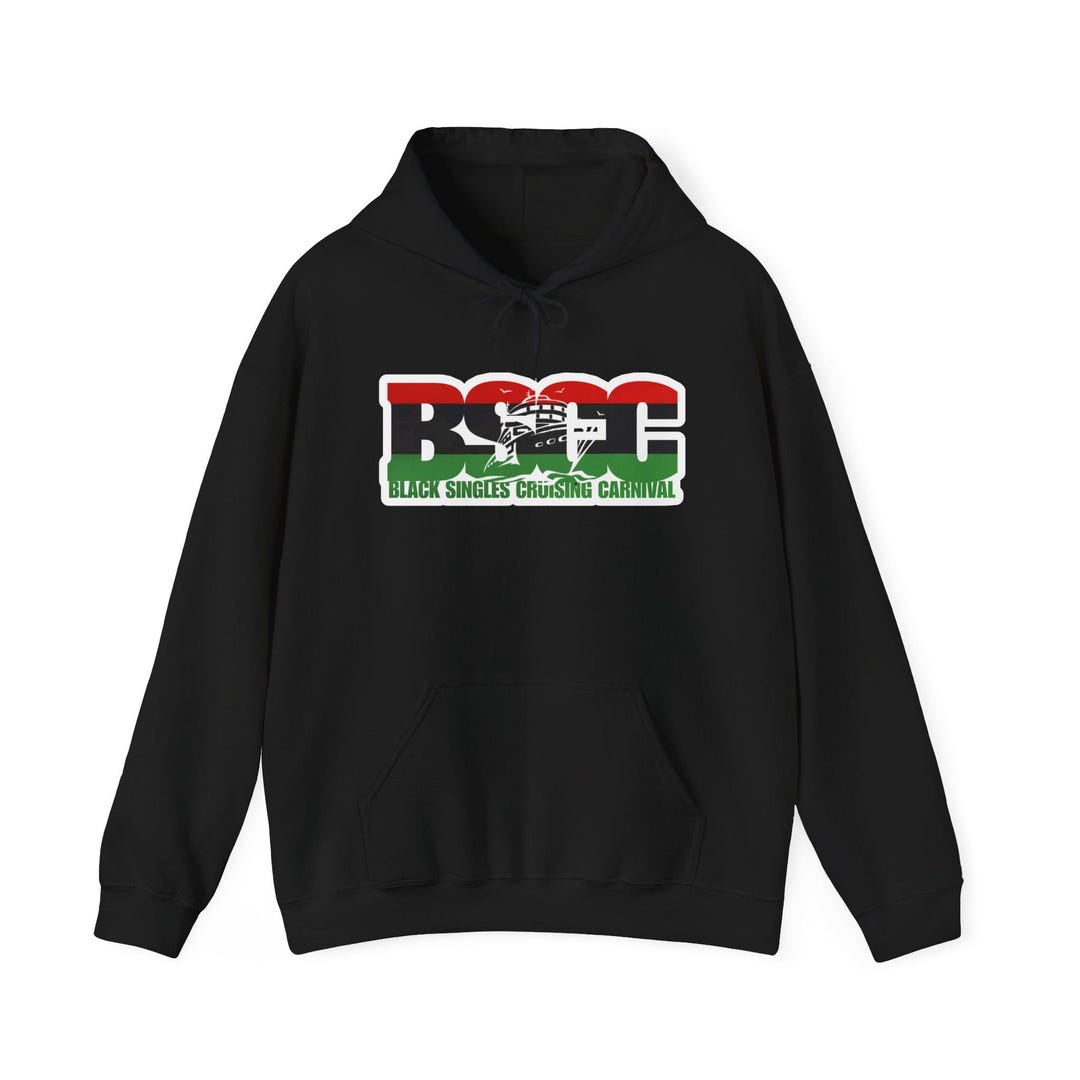 BSGC Flag Logo Hoodie | Black Singles Choosing Carnival Design - Etsy
