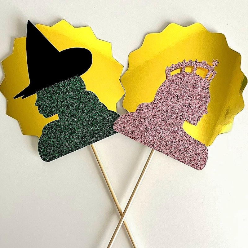 Elphaba Glinda Silhouette Svg - Etsy